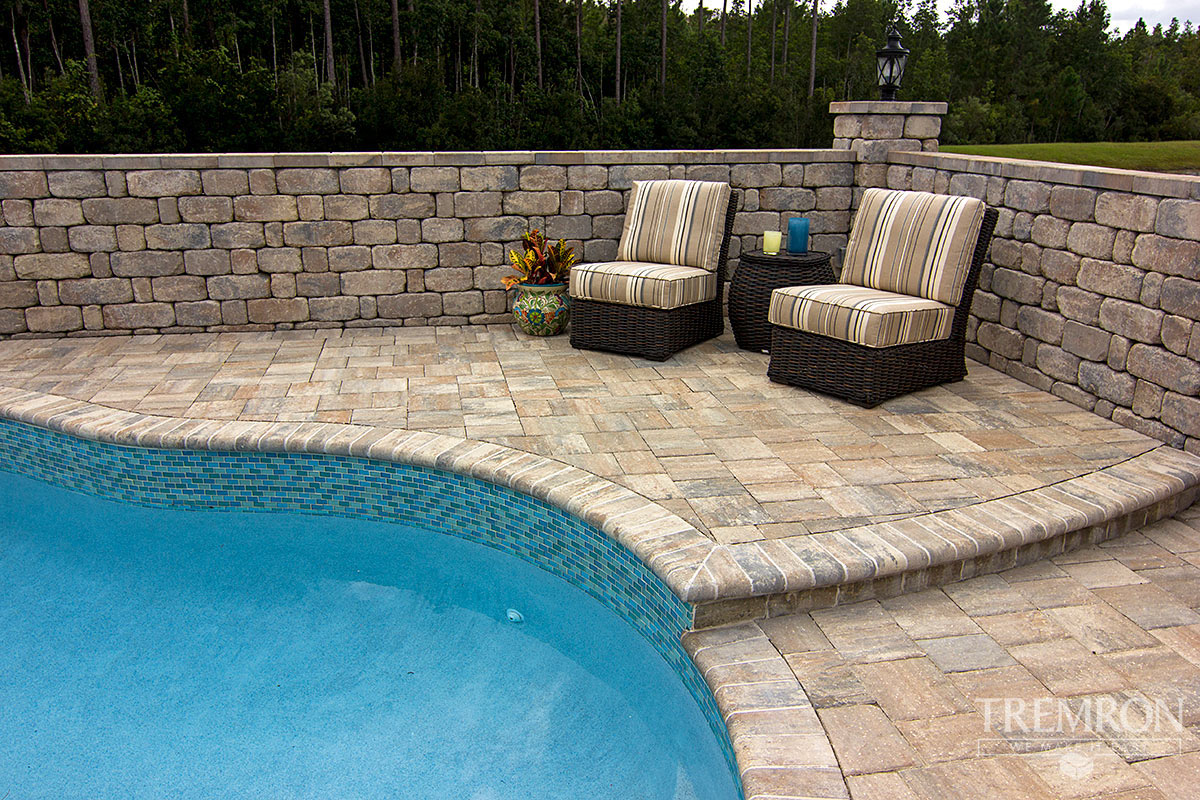 Tremron- Bullnose Coping - Woerner Turf & Landscape Supply